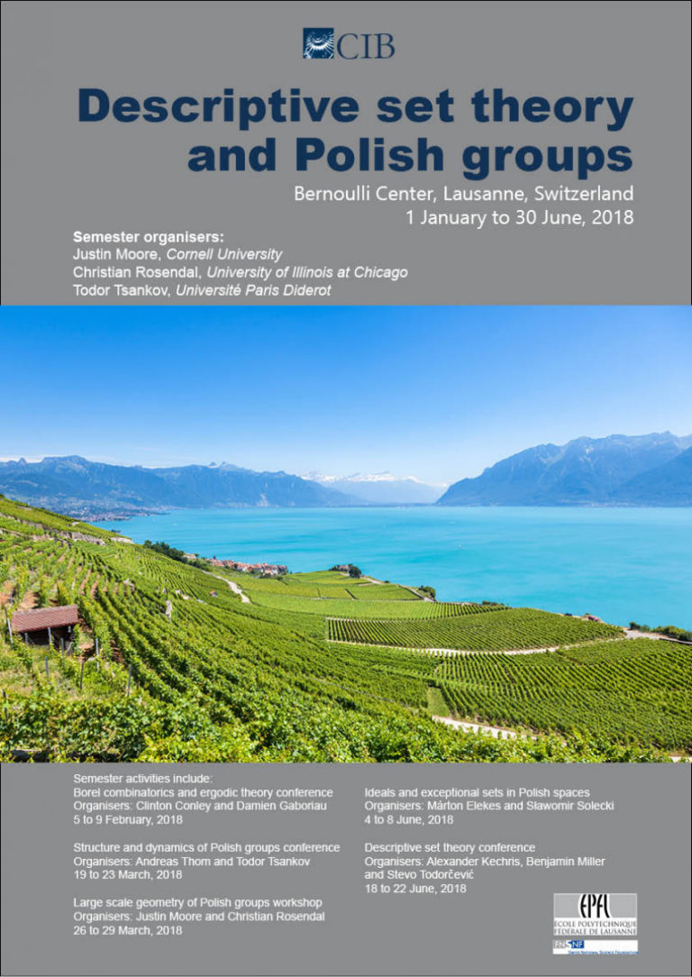 Descriptive set theory and Polish groups - Bernoulli Center